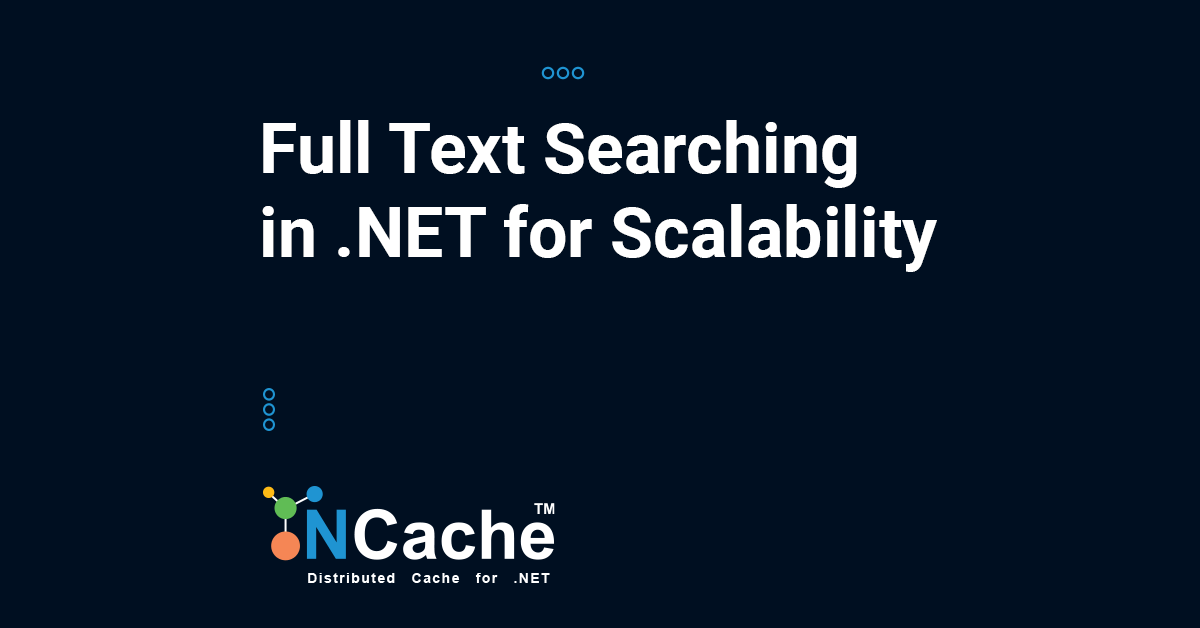 Distributed Lucene: Full Text Searching in .NET for Scalability Distributed Lucene: Full Text Searching in .NET for Scalability