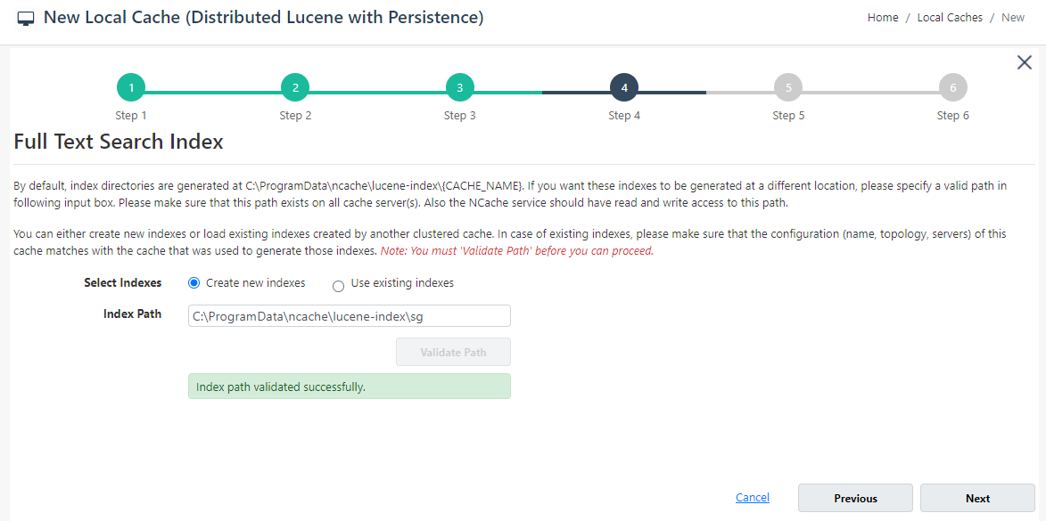 Create a New Local Lucene Cache | NCache Docs Create a New Local Lucene Cache | NCache Docs